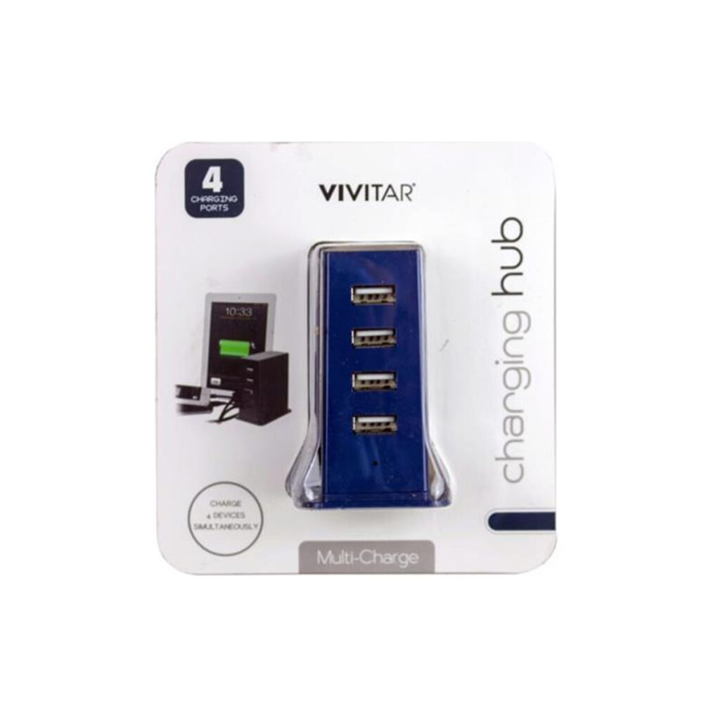 VIVITAR 4 PORT DESKTOP USB CHARGING HUB – Digital Display Showroom